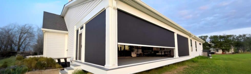 Retractable Powered Vinyl, Screen, & Shade Enclosures